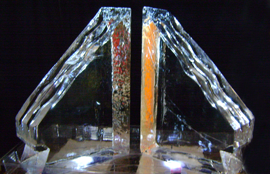 booze luge double | Elegant Ice Creations Inc.