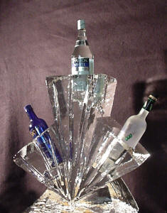 VODKA RACK HALF BLOCK | Elegant Ice Creations Inc.
