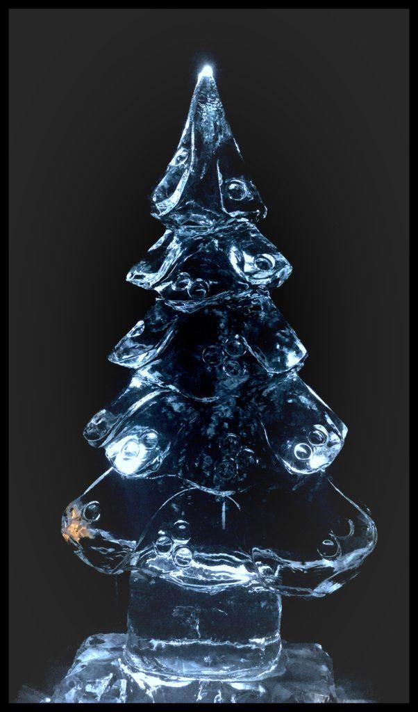 Pine tree Ice Sculpture | Elegant Ice Creations Inc.