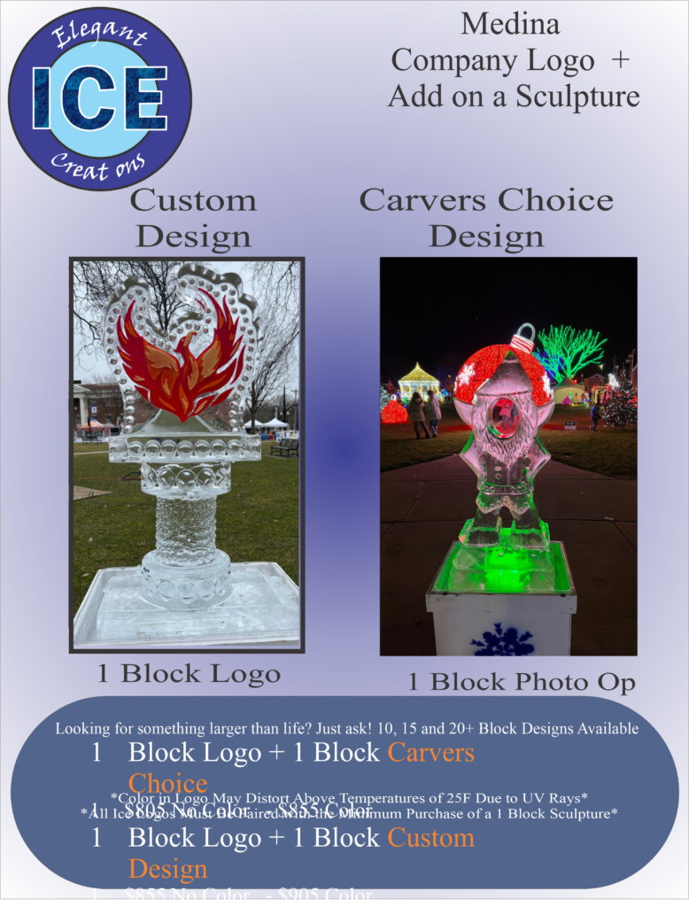 Medina Ice Carving Sponsor Form – Elegant Ice Creations Inc.