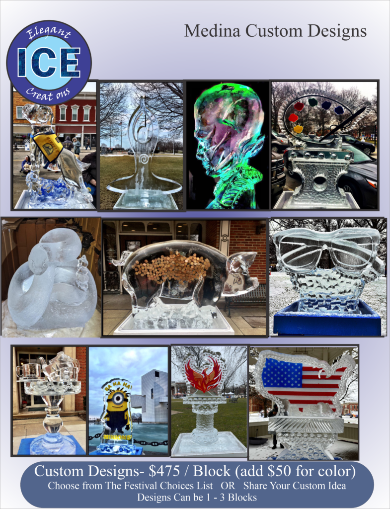 Medina Ice Carving Sponsor Form – Elegant Ice Creations Inc.